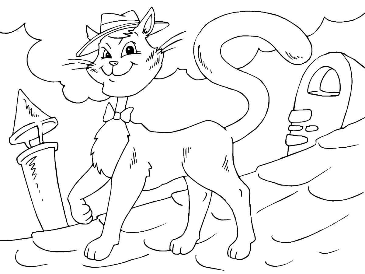 Kedi Boyama Sayfaları – Boyama Online