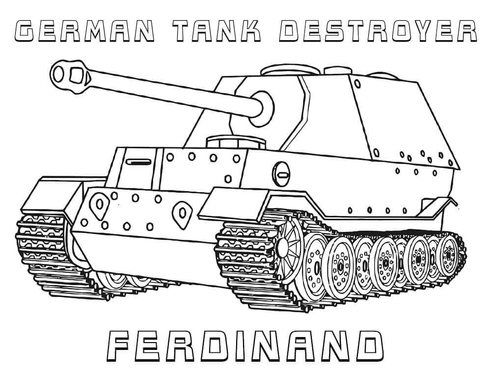 Tank Boyama Sayfaları – Boyama Online
