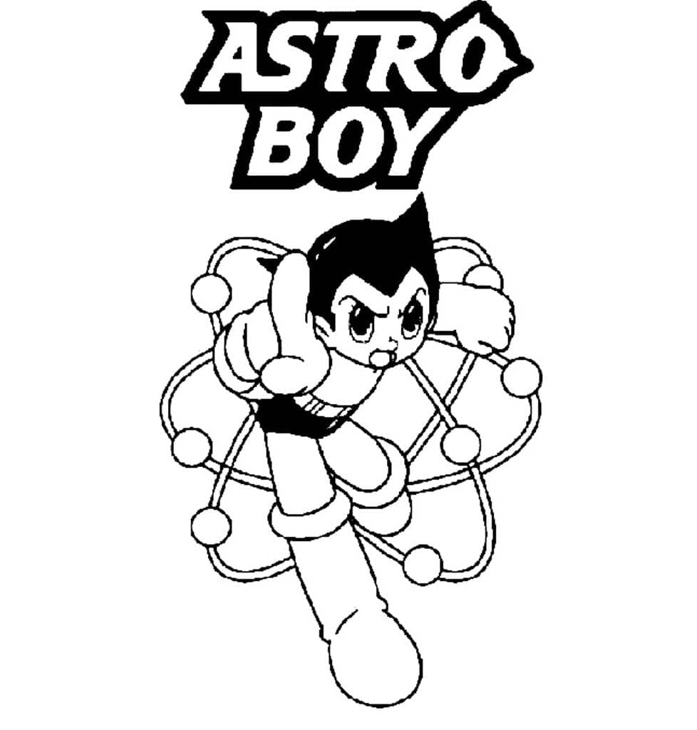 Astro Boy görüntü HD Boyama Sayfası – Boyama Online