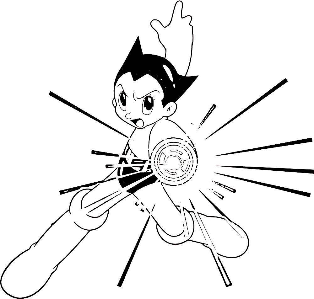 Astro Boy Boyama Sayfaları – Boyama Online