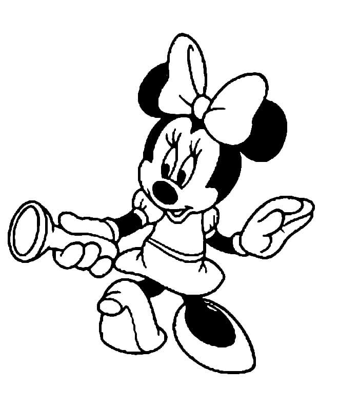 Minnie Mouse Boyama Sayfaları – Boyama Online