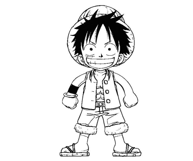 Havalı Luffy Boyama Sayfası – Boyama Online