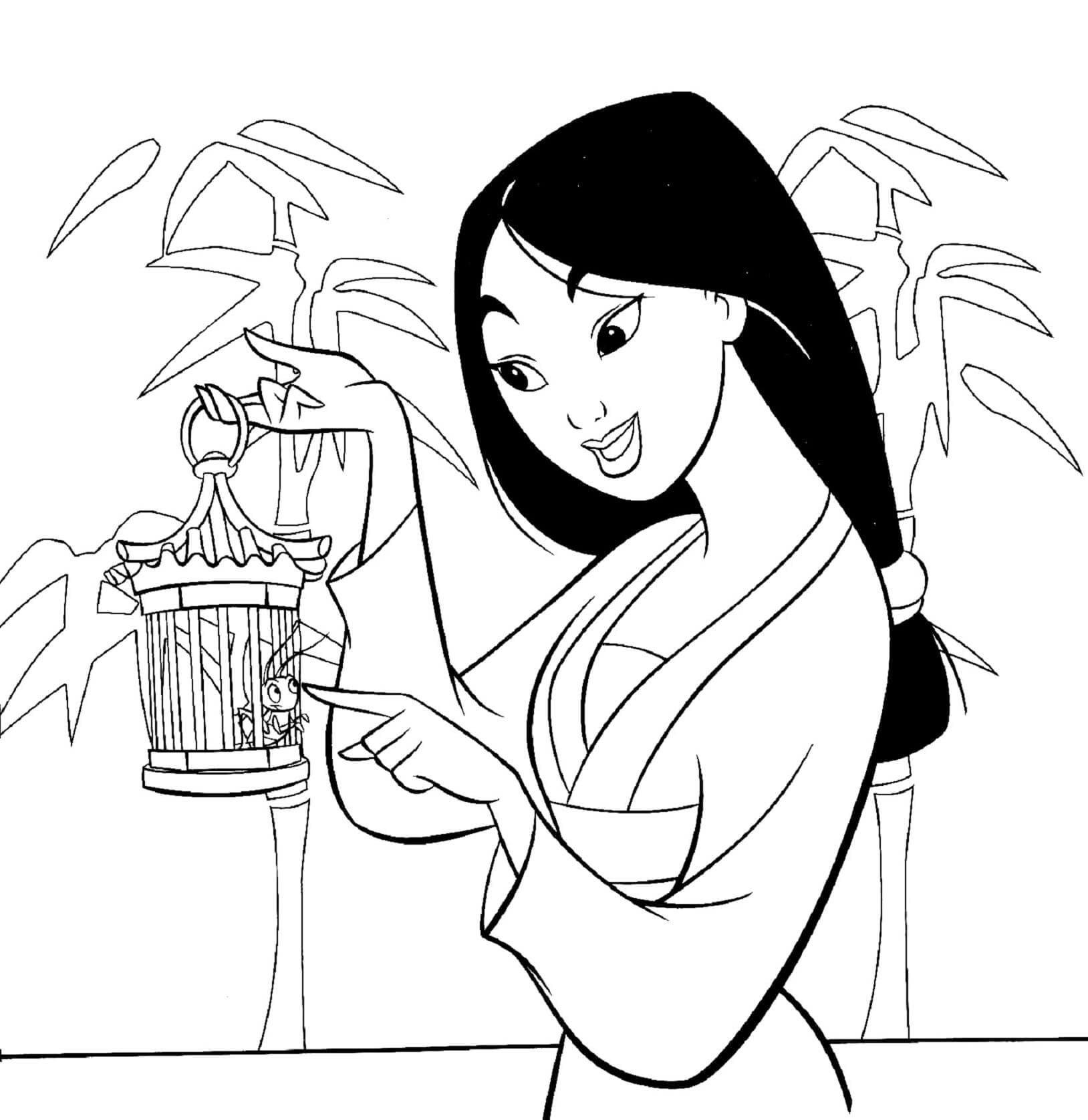 Mulan Boyama Sayfalar Boyama Online
