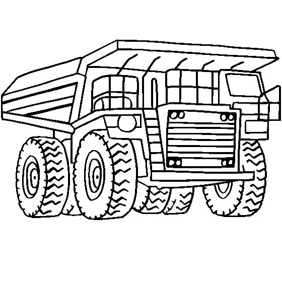 Kamyon Boyama Sayfaları – Boyama Online