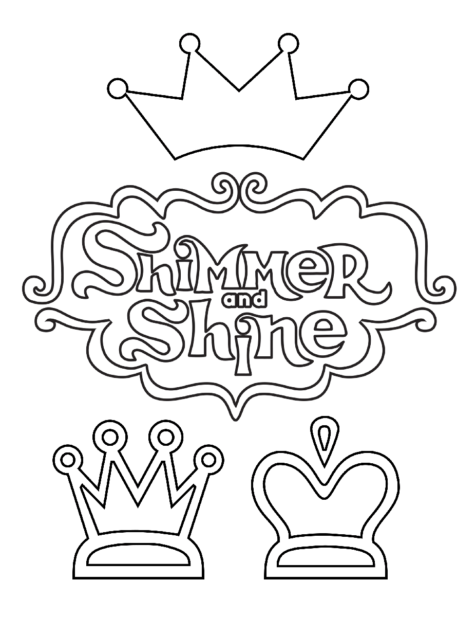 Işıltı ve Parıltı (Shimmer Ve Shine) Boyama Sayfaları – Boyama Online