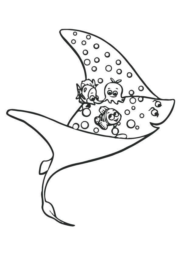 Marlin, Squirt ve Crush Boyama Sayfası – Boyama Online