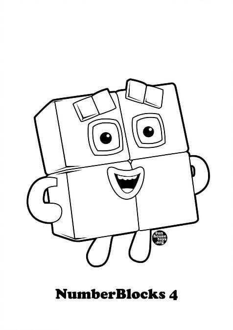 Numberblocks Boyama Sayfaları – Boyama Online