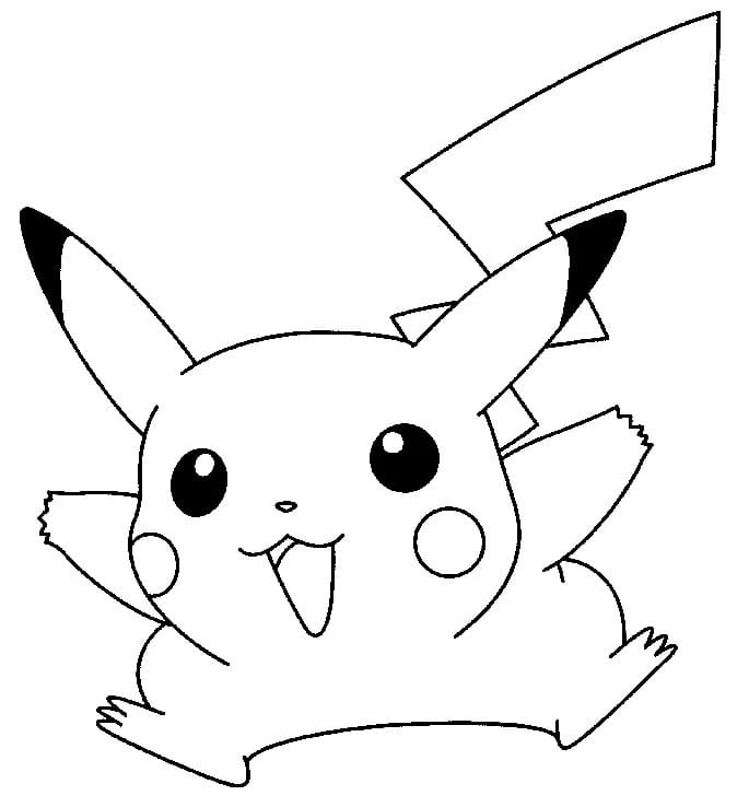 pikachu çizimi Boyama Sayfası – Boyama Online