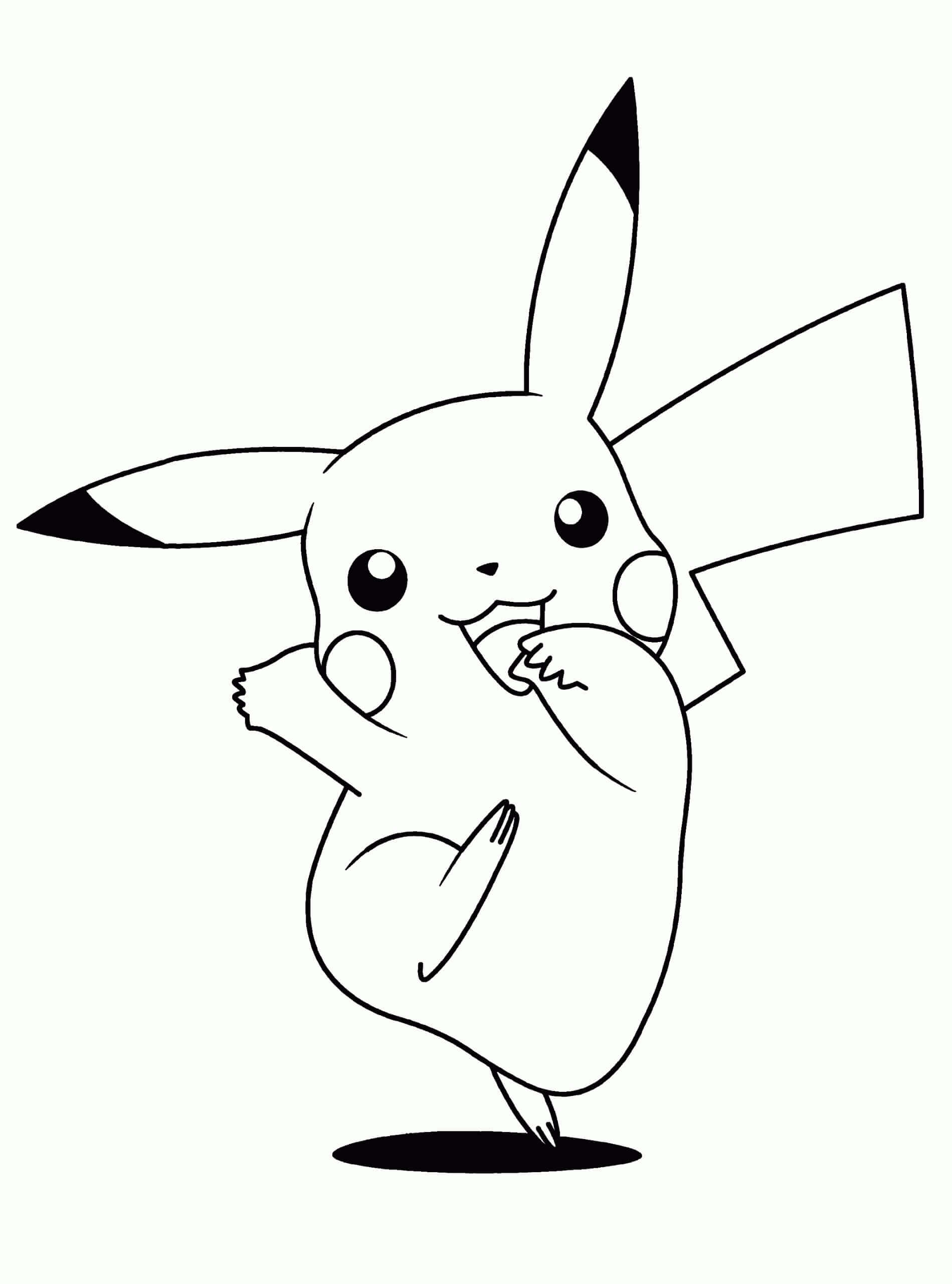Pikachu Boyama Sayfaları – Boyama Online