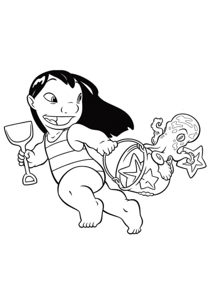 Lilo ve Stitch Boyama Sayfaları – Boyama Online