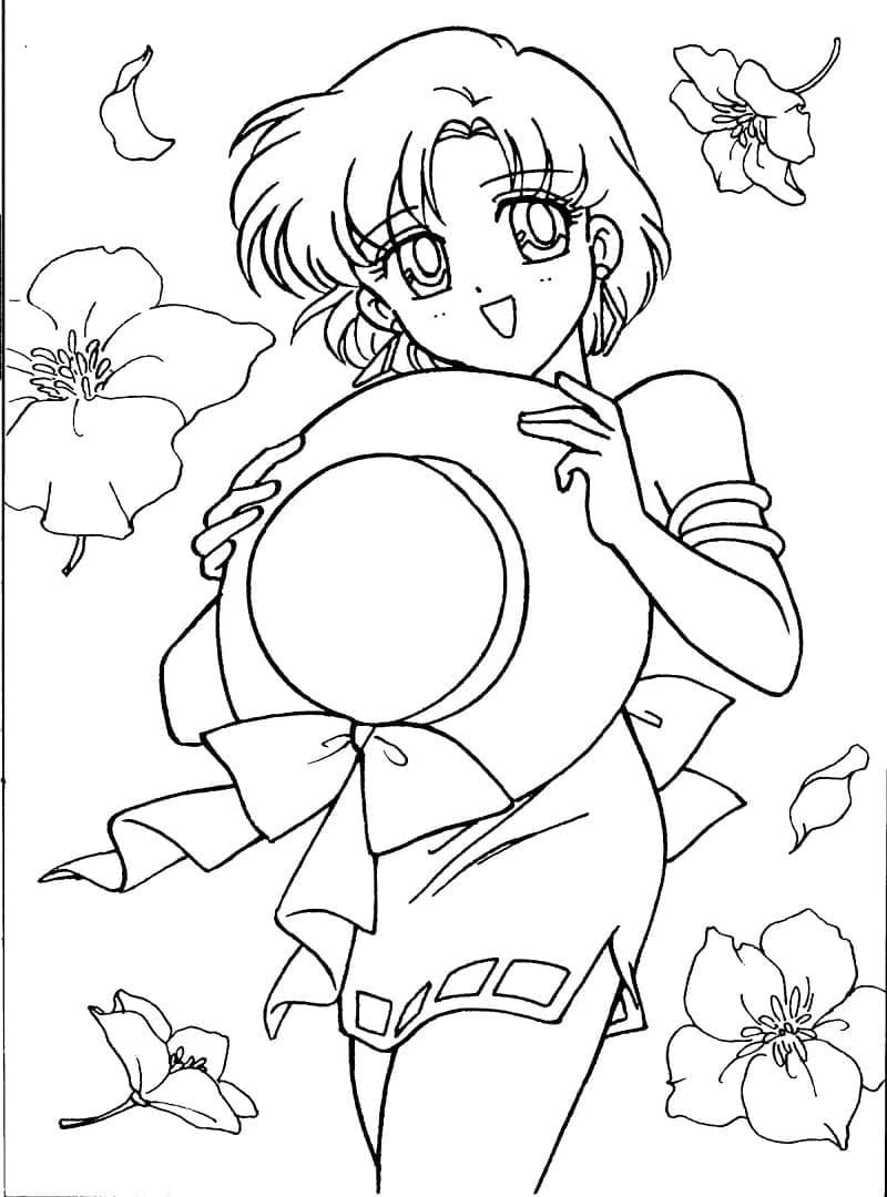 Sailor Moondan Ami Mizuno Boyama Sayfası Boyama Online 9139
