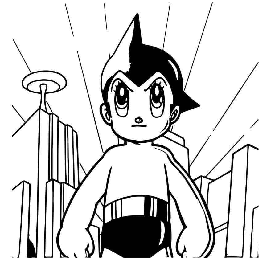 Astro Boy Boyama Sayfaları – Boyama Online
