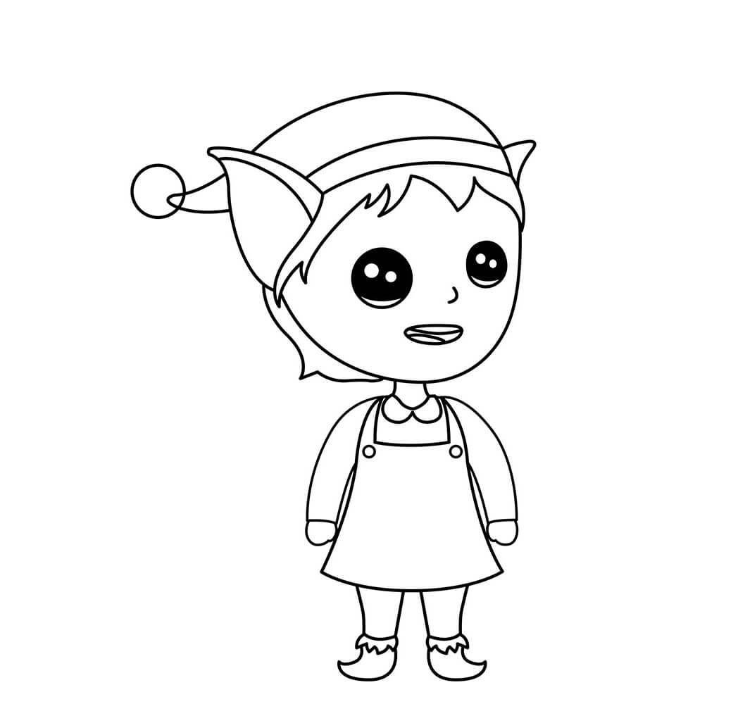 Elf Boyama Sayfalar Boyama Online