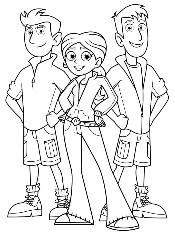 Wild Kratts Boyama Sayfaları – Boyama Online