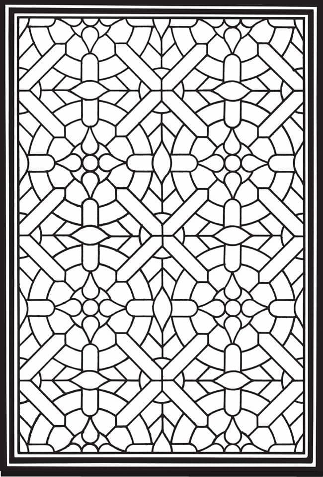 Vitray Boyama Sayfaları – Boyama Online