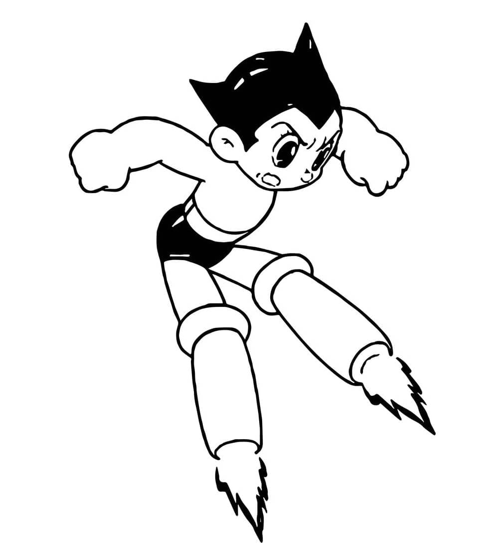 Astro Boy Boyama Sayfaları – Boyama Online