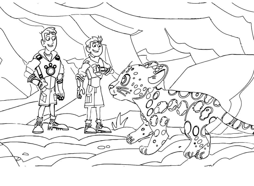 Wild Kratts Boyama Sayfaları – Boyama Online